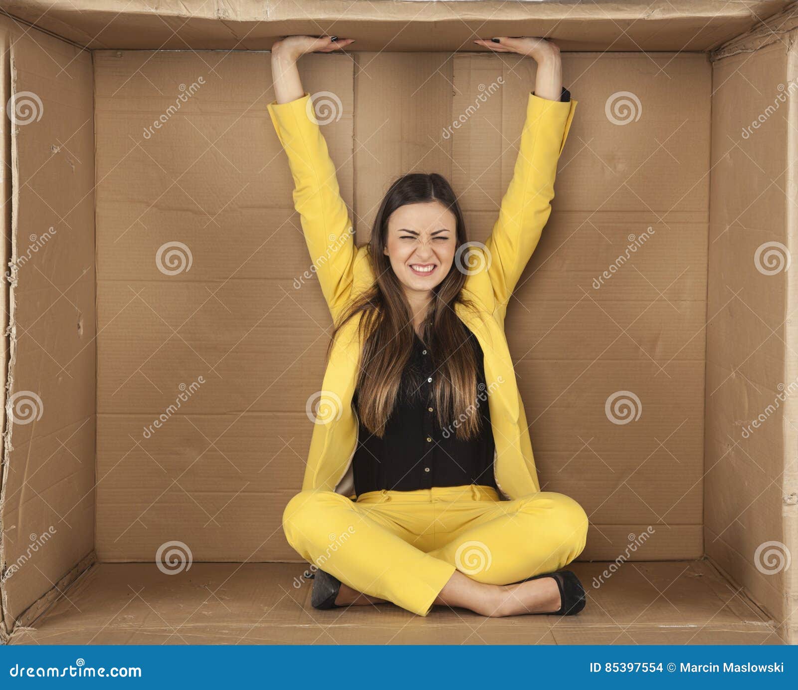 Claustrophobia - Fear Of Closed Spaces. Narrow Place Causing Stress ...