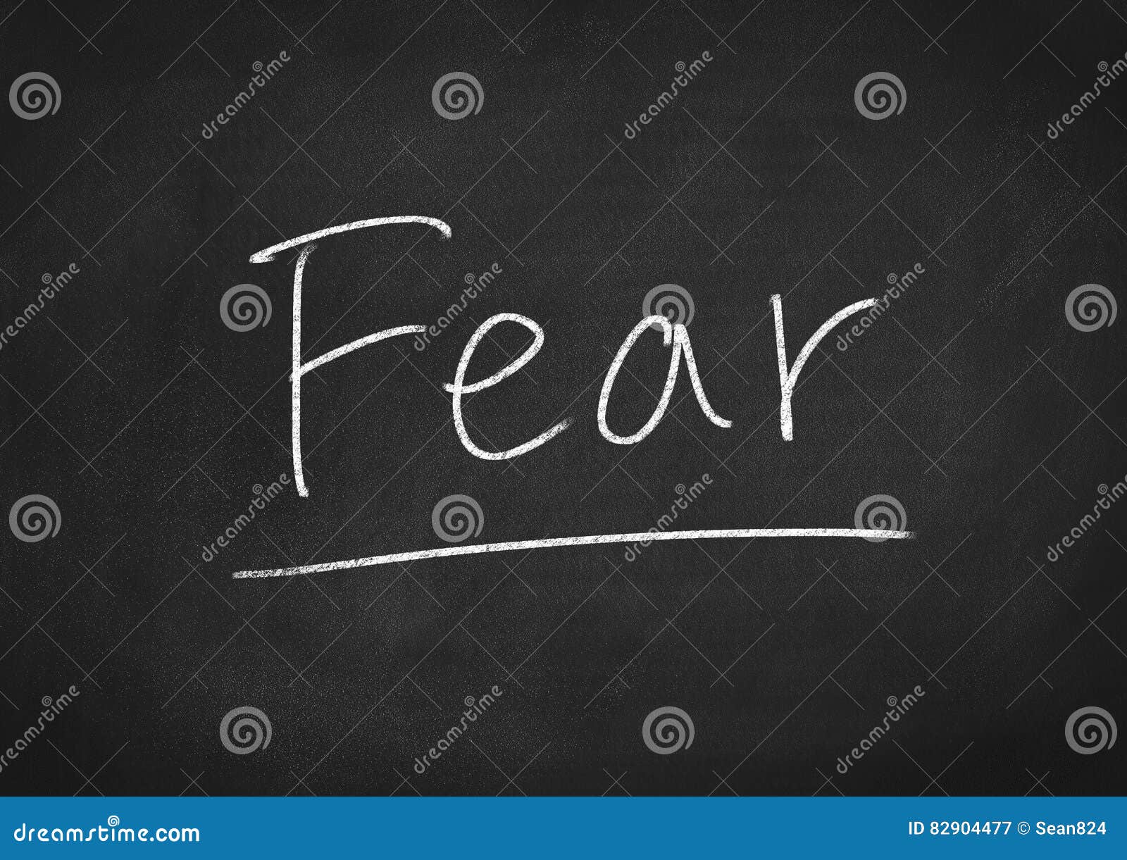Fear stock image. Image of blackboard, terror, word, background - 82904477