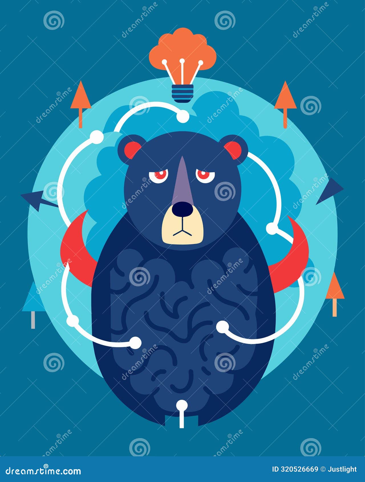 Fear And Doubt Constricting Like A Bear Around The Brain Ping It In A ...