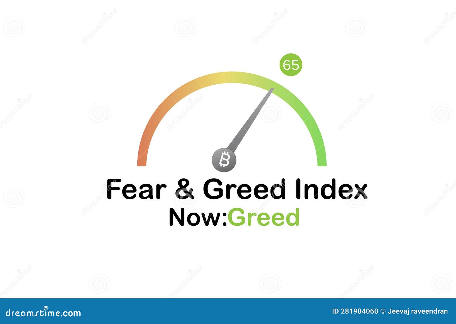 Fear and Greed Index Vector Icon ,Global Market Sentiment Index Stock ...