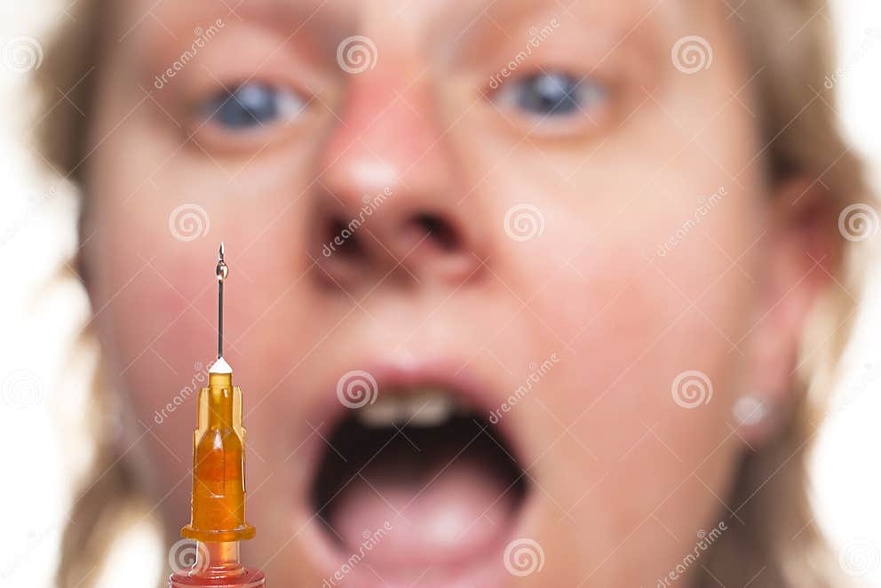 Fear or Phobia of Injections Stock Photo - Image of body, silver: 20603572