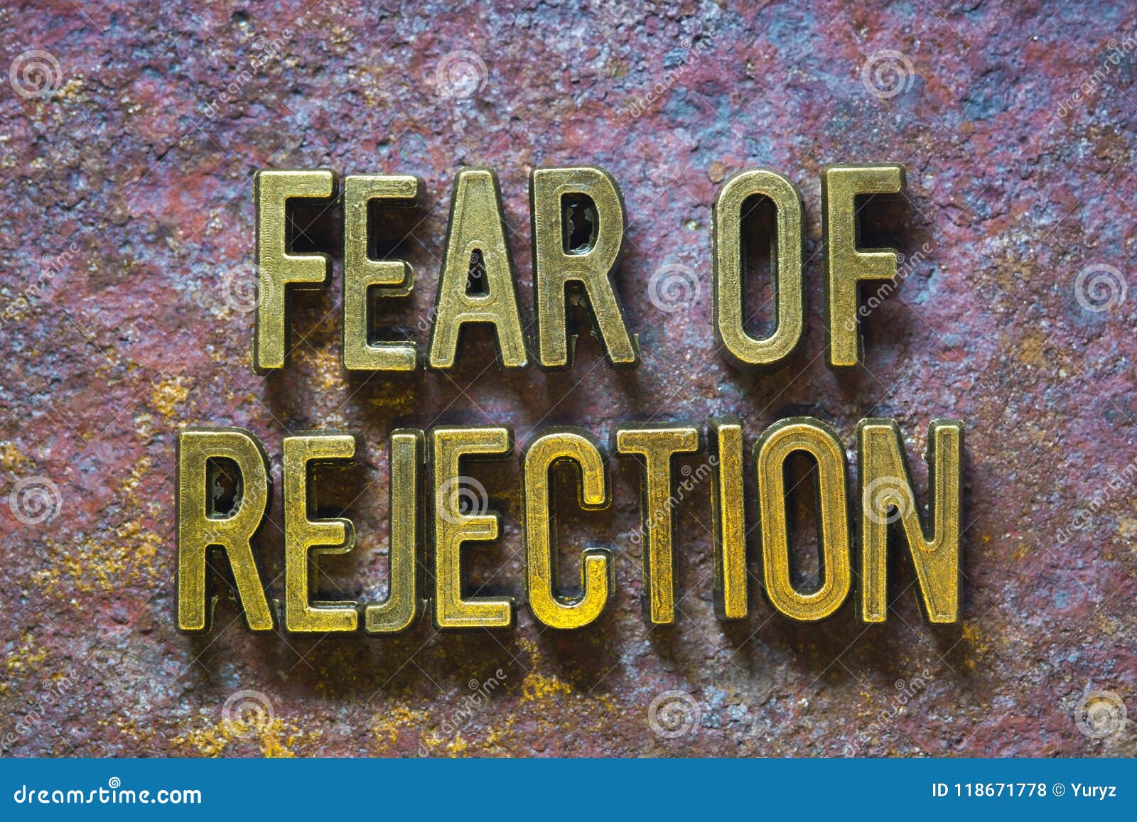 Fear of rejection stock photo. Image of challenge, negative - 118671778