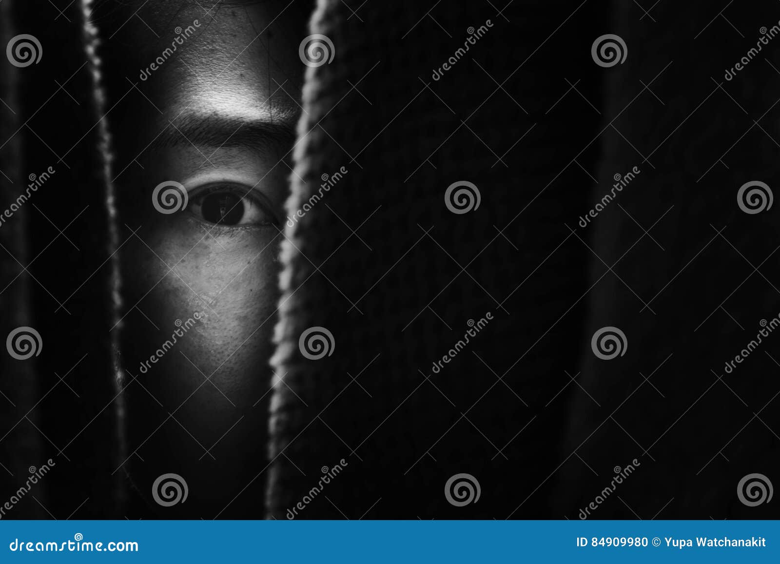 Girl Hiding In The Closet