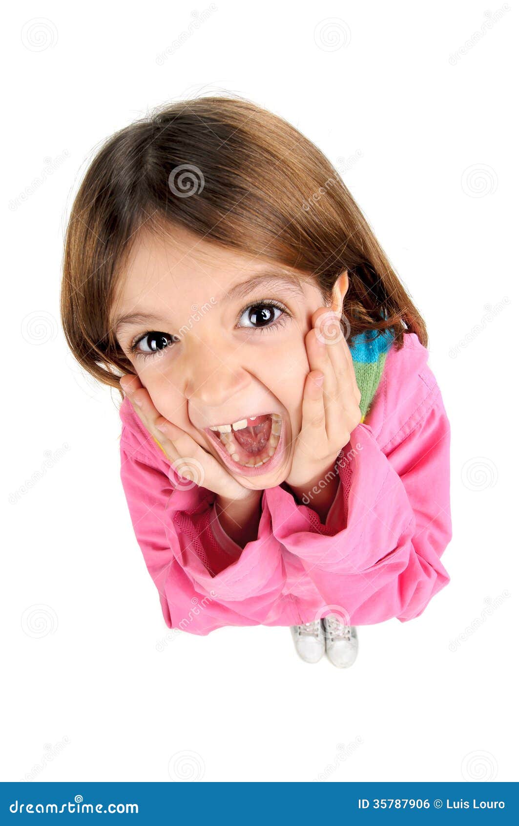 Fear stock photo. Image of education, expression, beautiful - 35787906