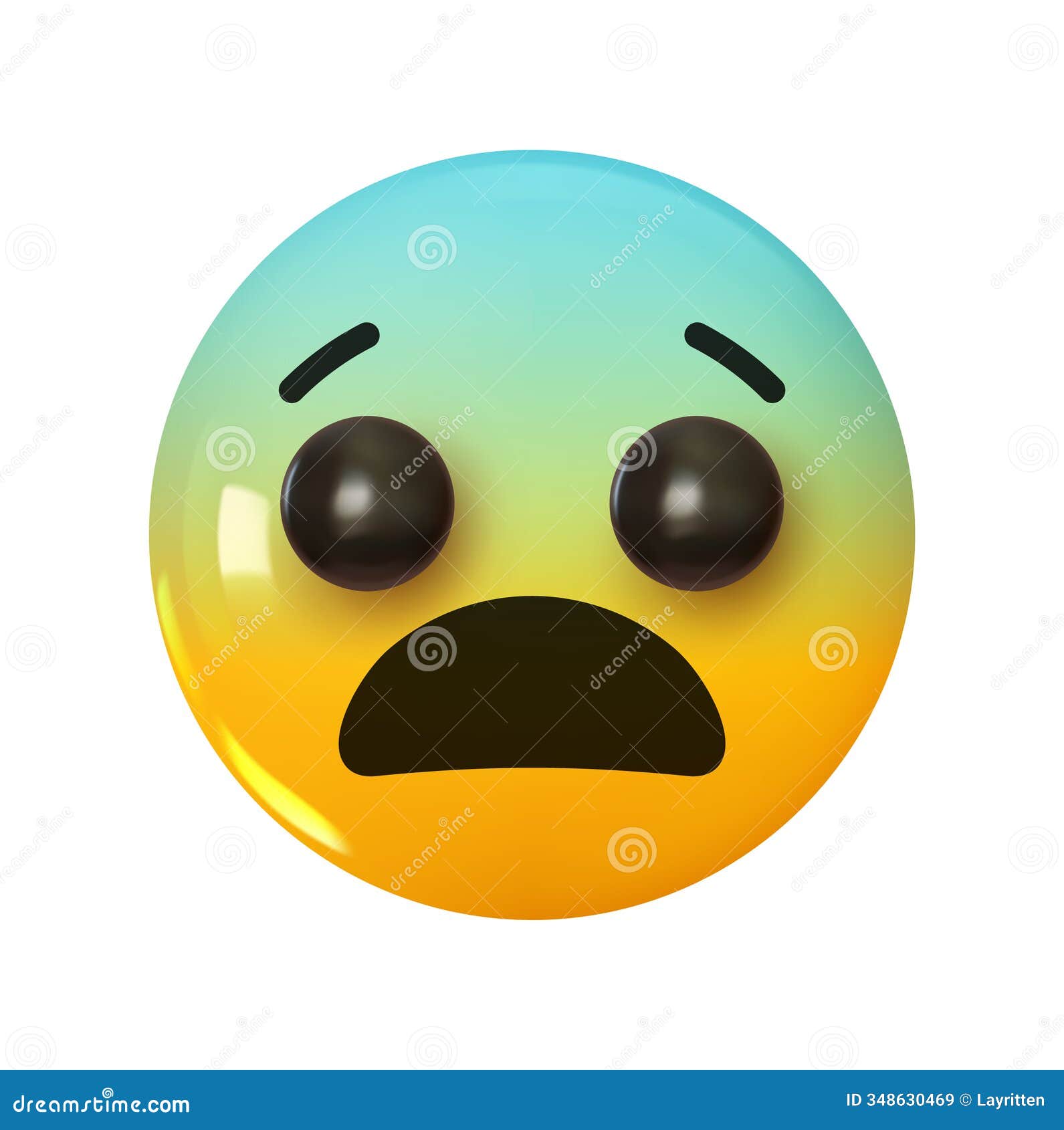 Fearful Face Emoticon Flat Icon, Vector Illustration | CartoonDealer ... Fearful Face Emoticon Flat Icon, Vector Illustration | CartoonDealer ...