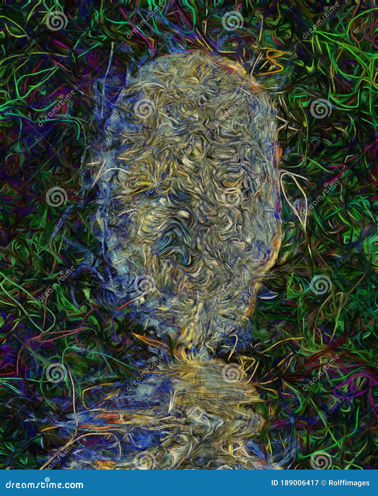 Twisted Ghost Tree Royalty-Free Illustration | CartoonDealer.com #204389631