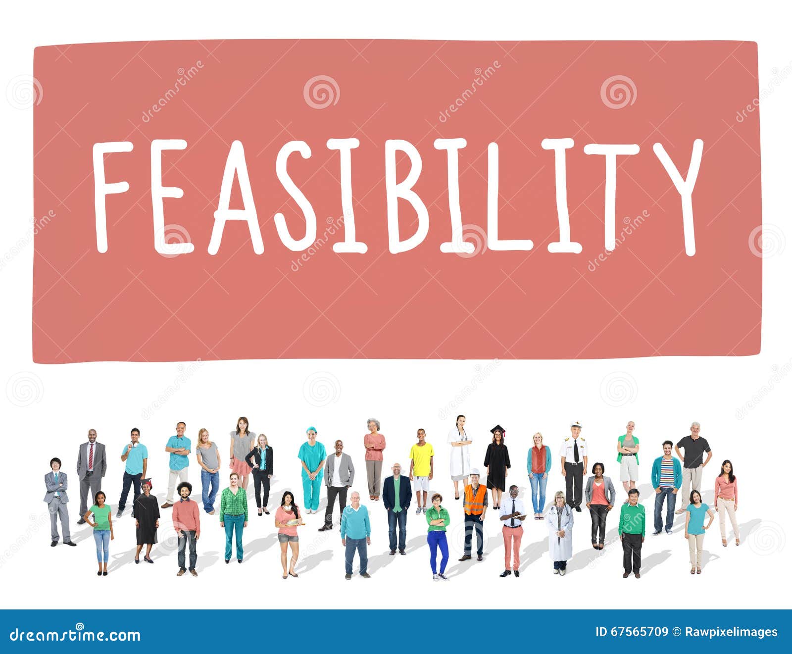 Feasibility Possibility Possible Potential Ideas Concept Stock Image ...