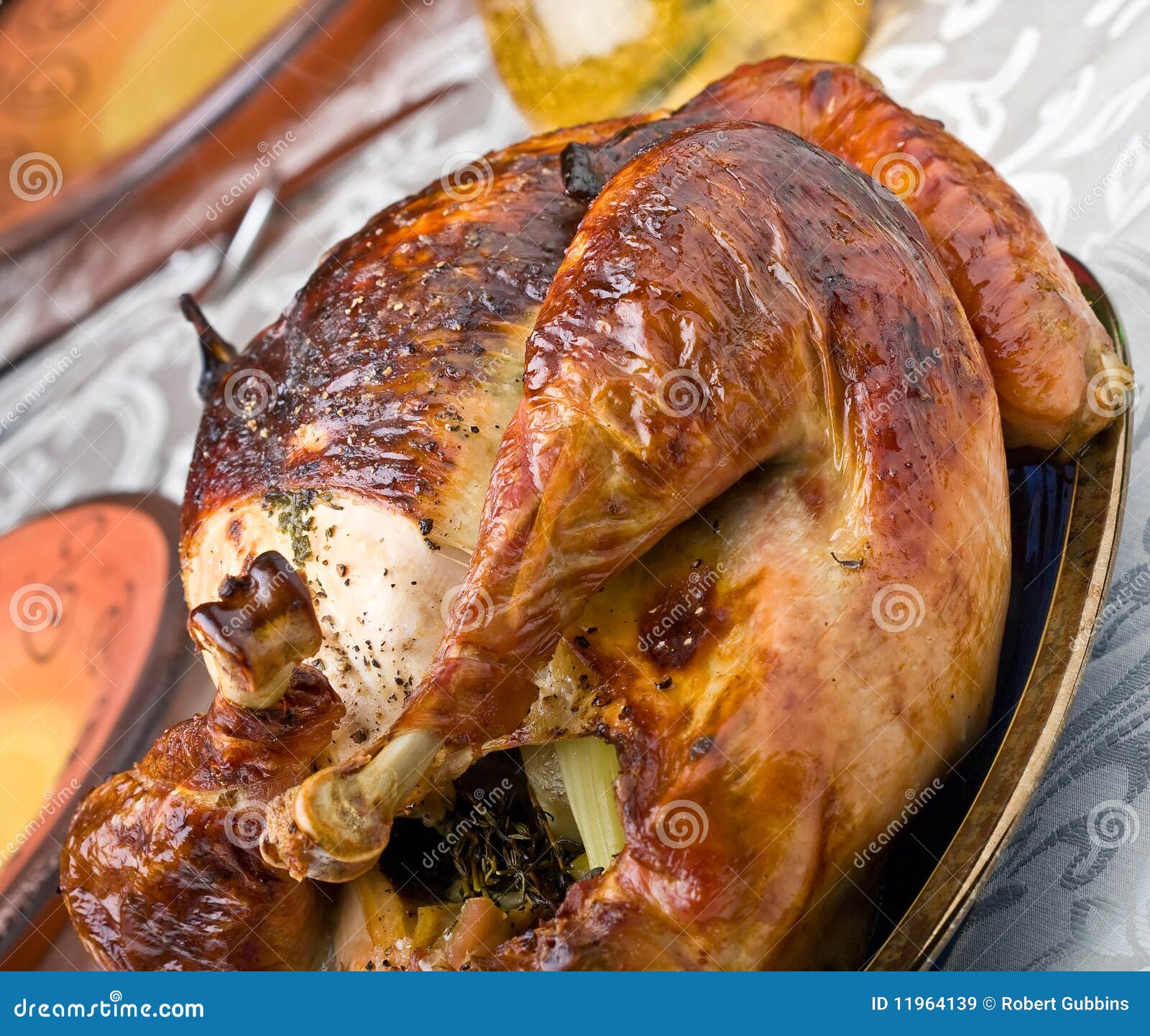 Feast stock image. Image of turkey, baked, cooking, golden - 11964139