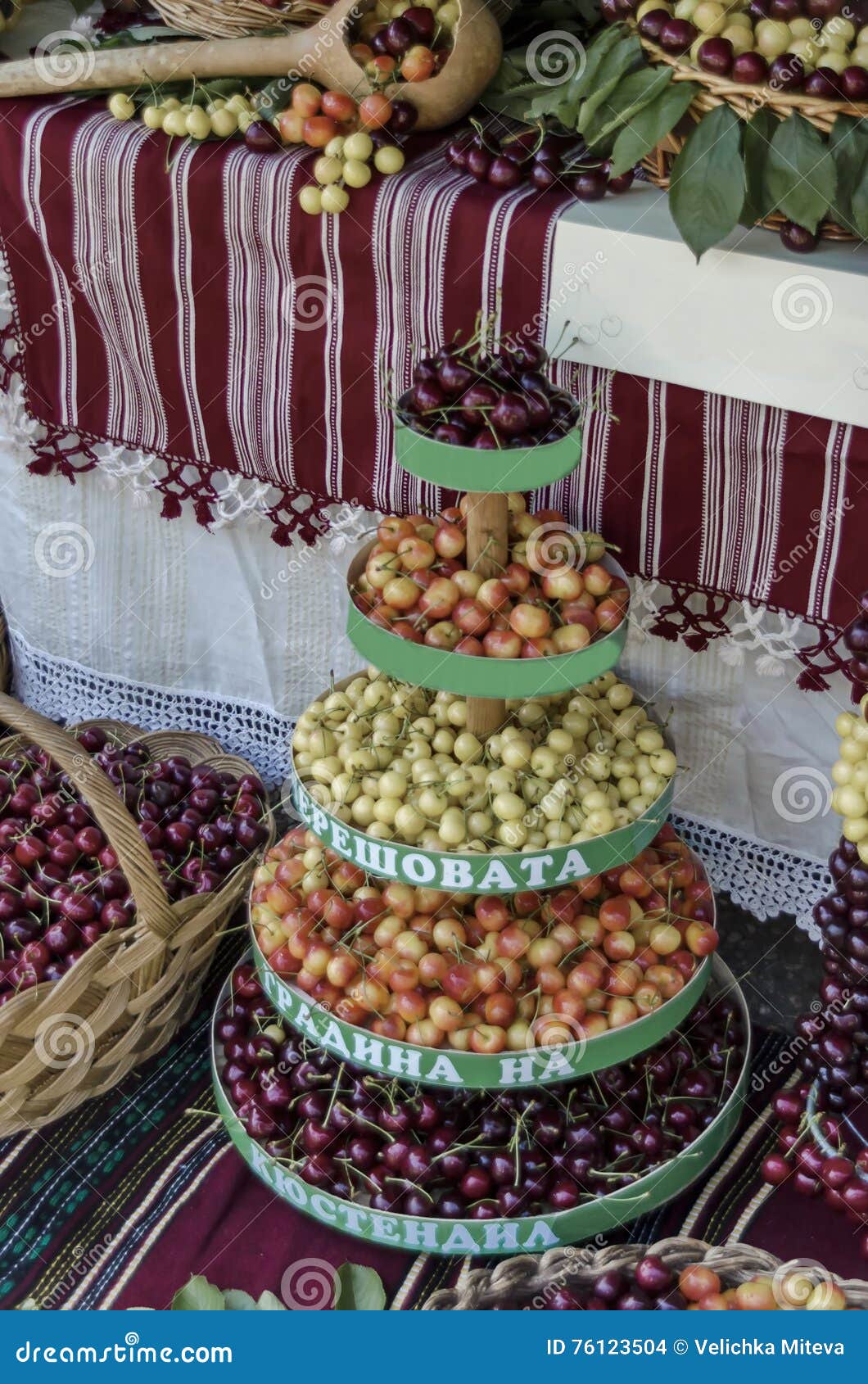 Feast of Cherry Fruit in the Kyustendil, Presentment Out Their ...