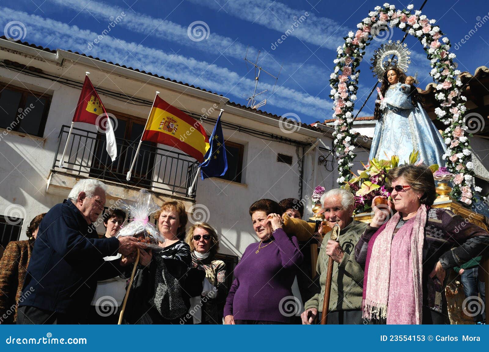 Feast LA CANDELARIA .Retiendas.SPAIN Editorial Stock Photo - Image of ...