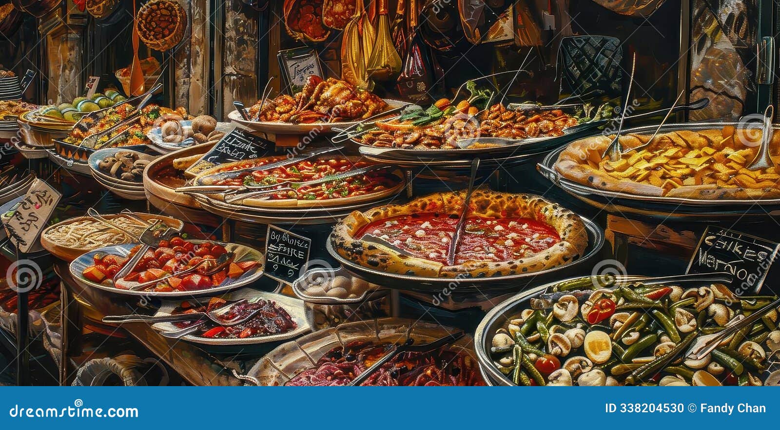 Delicious Array Of Dishes At A Chinese Restaurant Banquet Table Stock ...