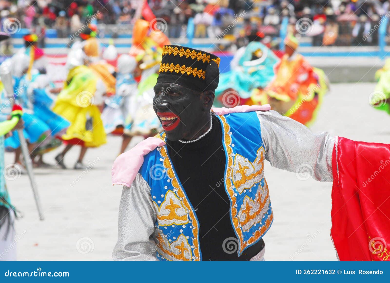 PERU, FEB 03, 2019: Dancer in Carnaval Festival of the Virgen De La ...
