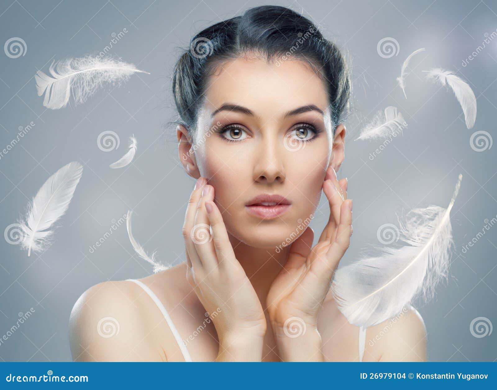 Feather and beauty stock photo. Image of adolescence - 26979104
