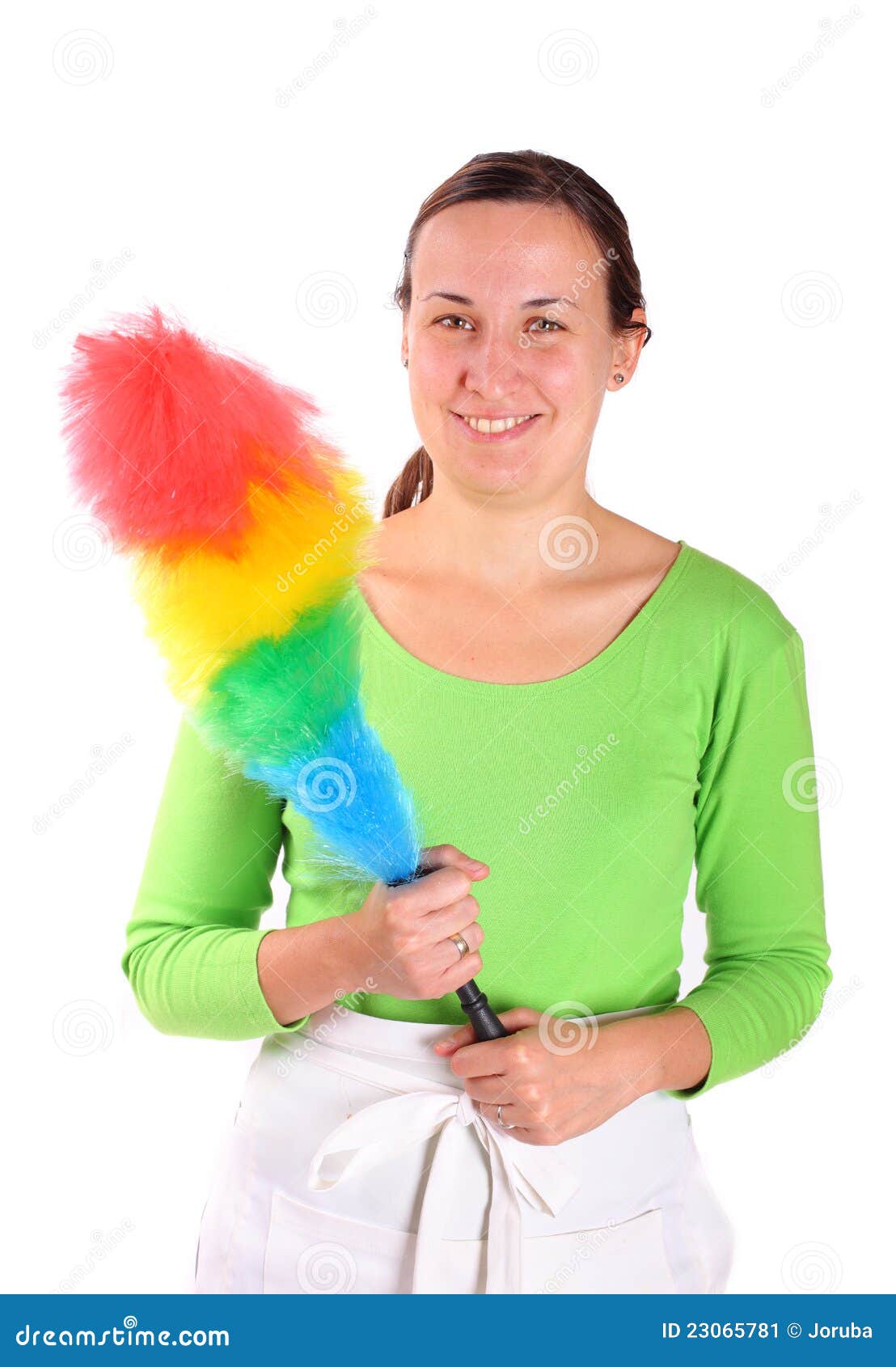 Feather cleaner stock image. Image of caucasian, housewife - 23065781