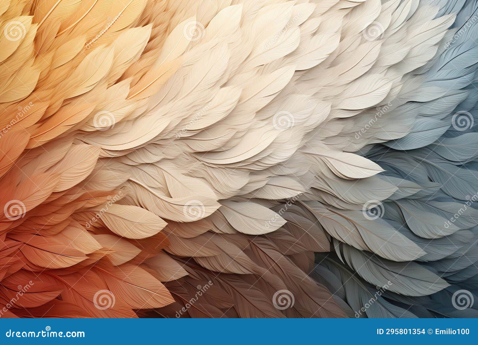 Feather 3d Texture, Generated by AI Stock Illustration - Illustration ...
