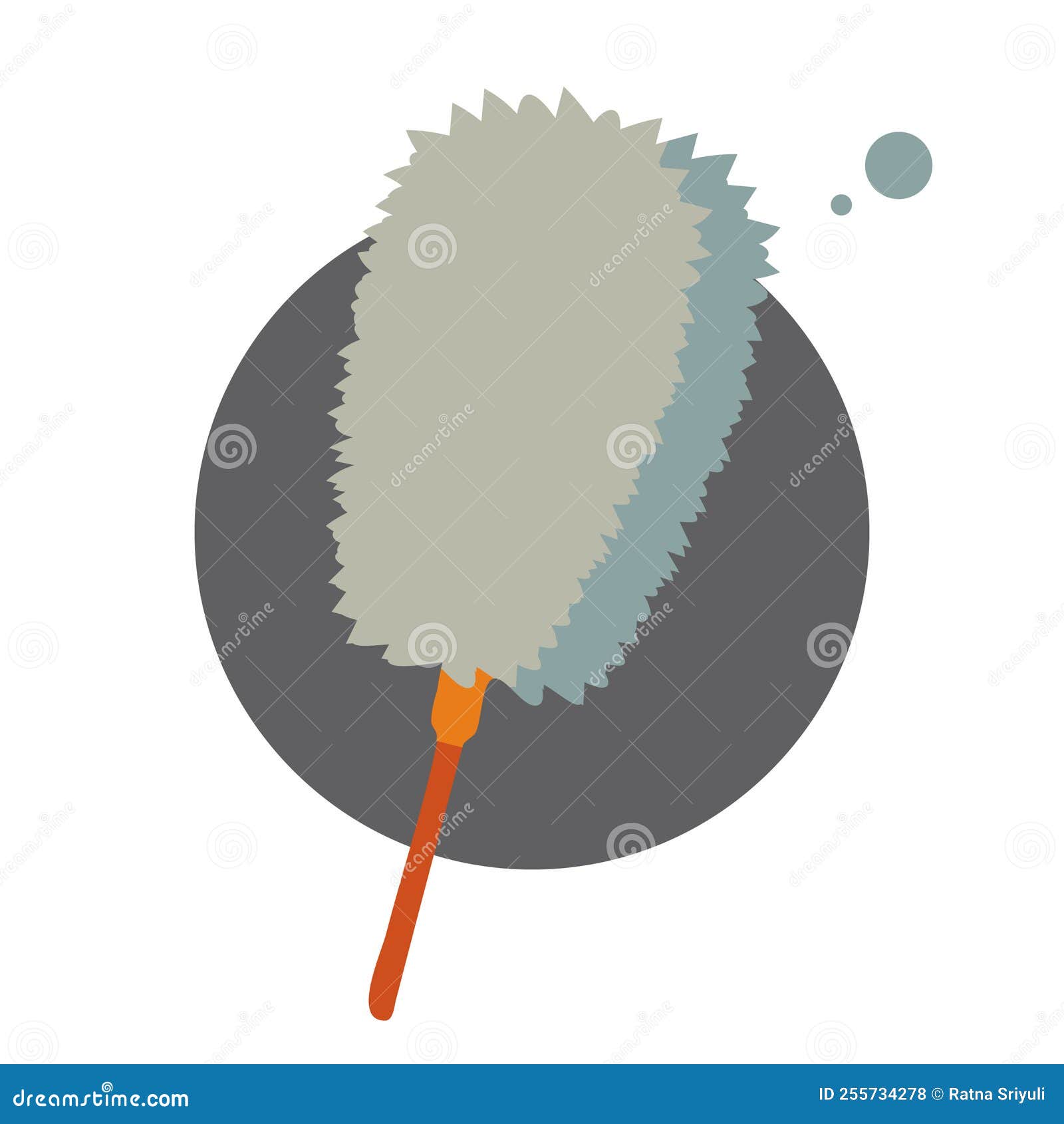 Feather Duster Design Vector Flat Isolated Illustration Stock Vector ...