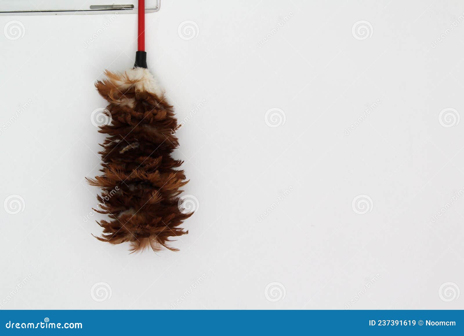 Feather Duster for Housework Hanging the Wall Stock Image - Image of ...