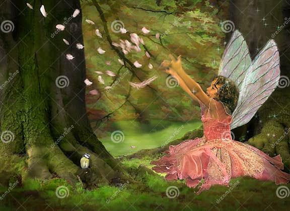 Feather Fairy stock photo. Image of fantasy, girls, dream - 4690924