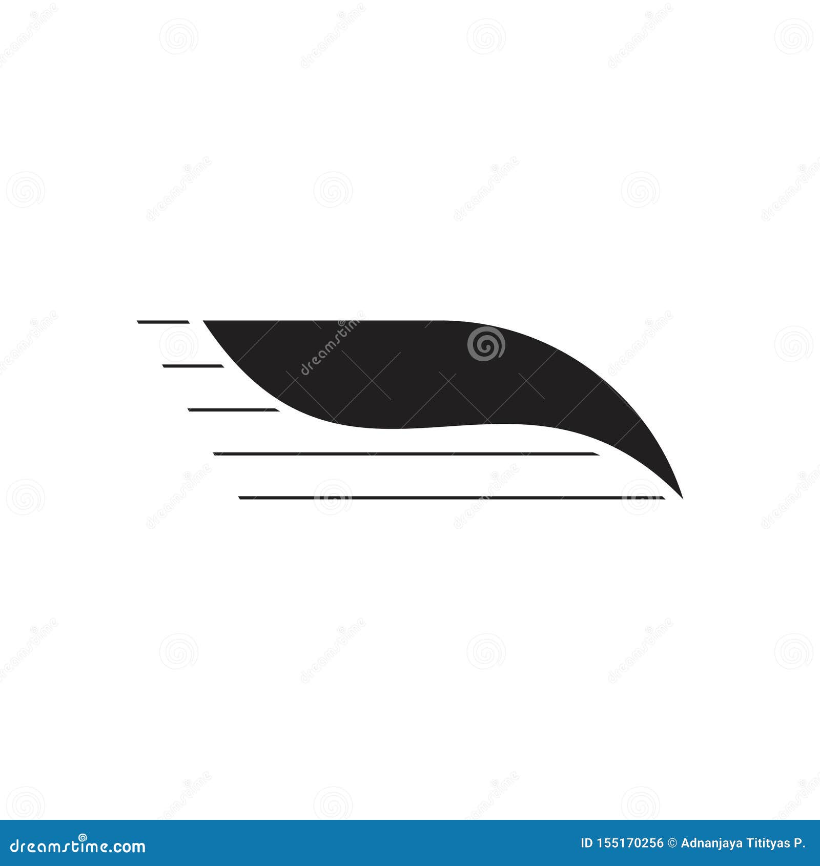 Feather Fast Movement Logo Vector Stock Vector - Illustration of ...
