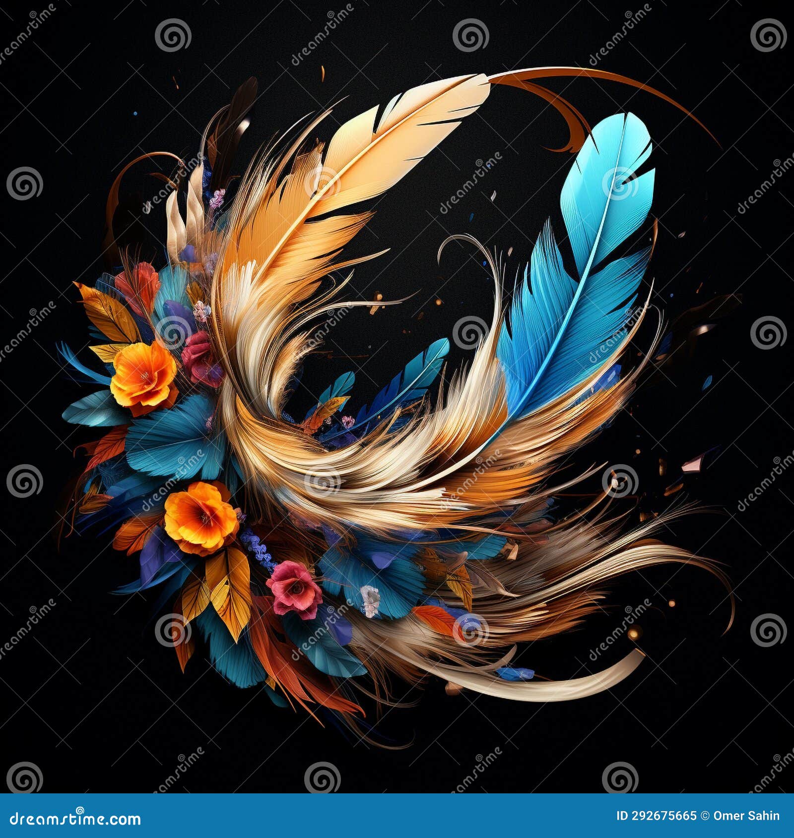 Feather Fusion: Artistic Image with Seamless Integration of Feathers ...