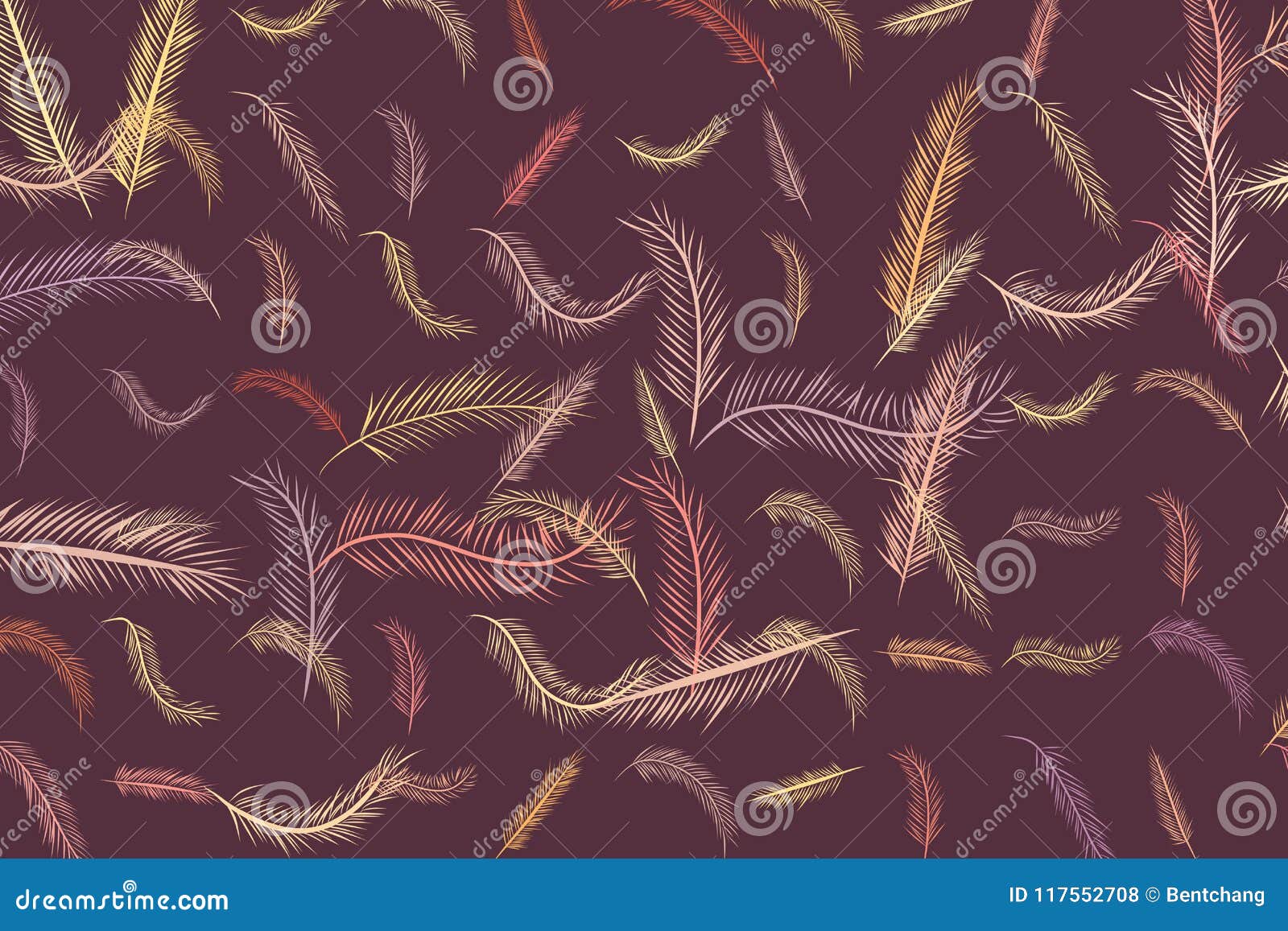 The Feather Illustrations Background Abstract, Hand Drawn. Concept, Art ...