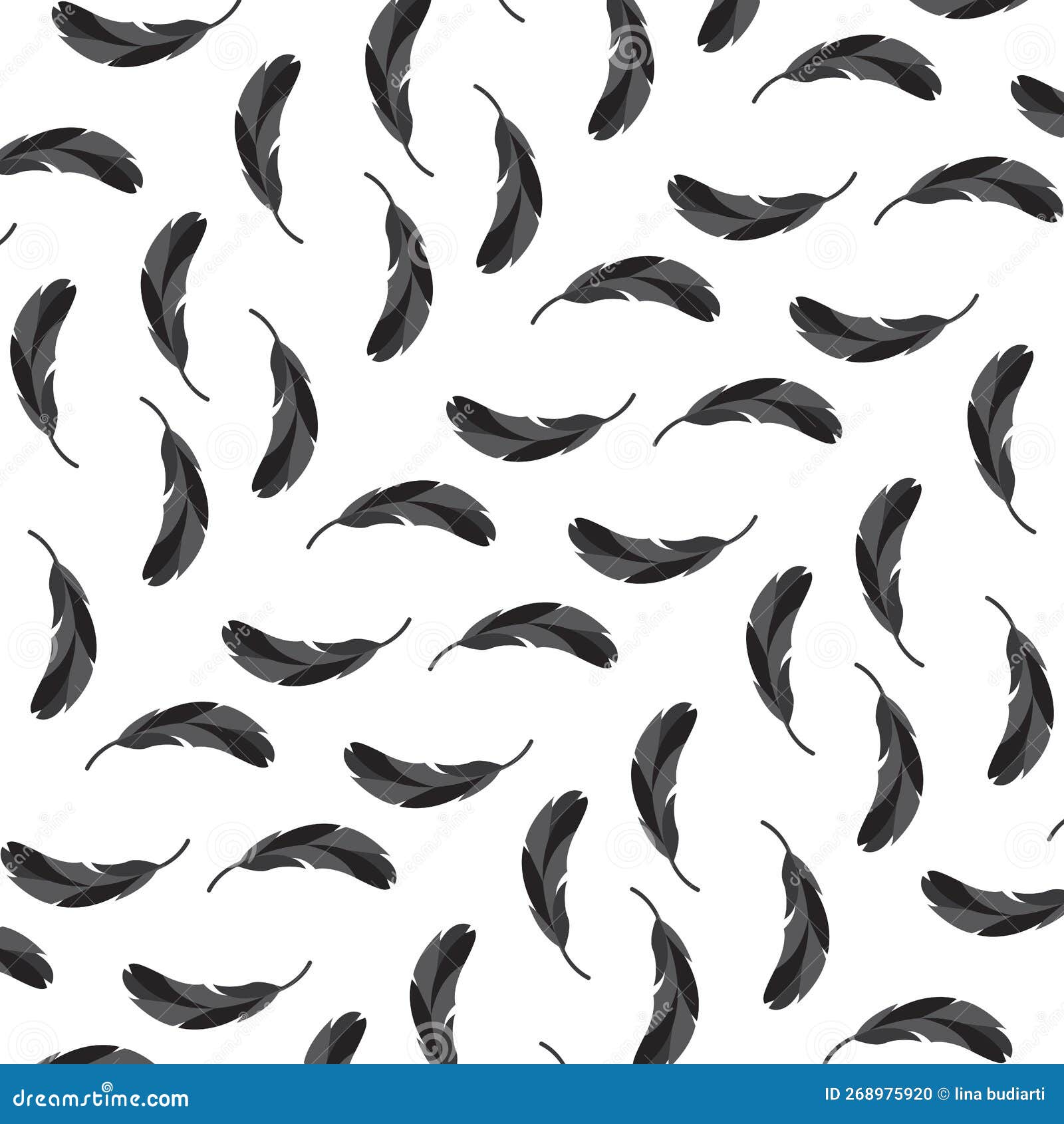 Feather logo background stock vector. Illustration of white - 268975920