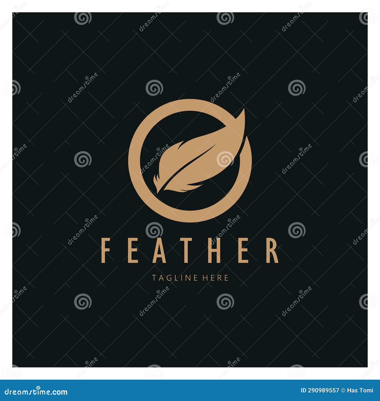Feather Logo, Feather Pen Logo, Law Firm Feather Logo Vector Simple ...