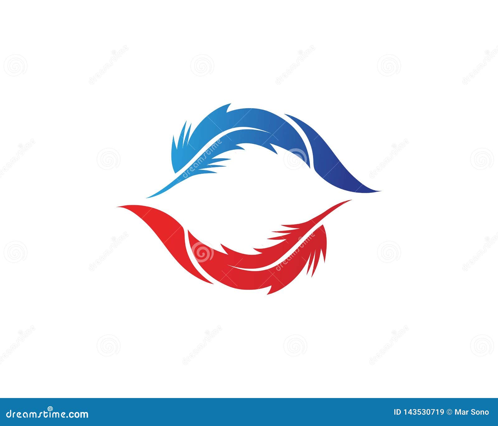 Feather Logo Vector Template Sign Stock Vector - Illustration of icon ...