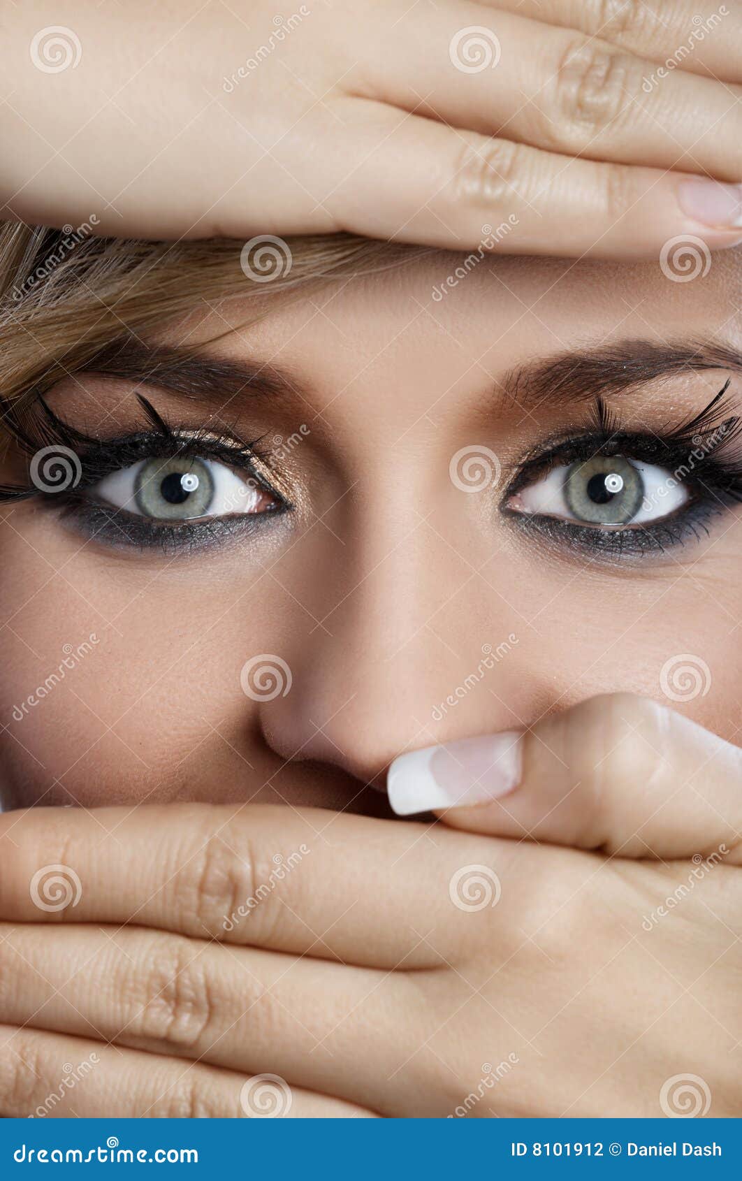 Feather Makeup stock photo. Image of caucasian, posing - 8101912