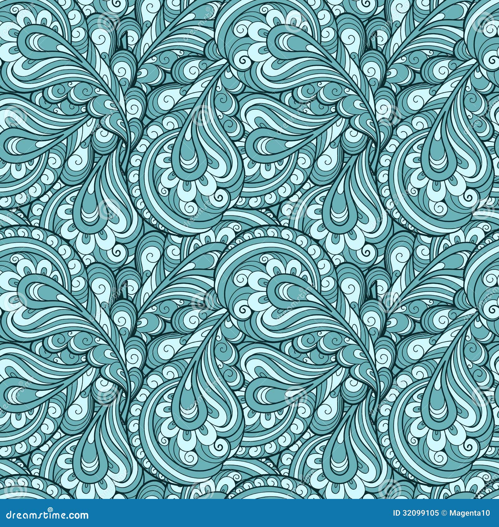 Feather pattern stock vector. Illustration of design - 32099105