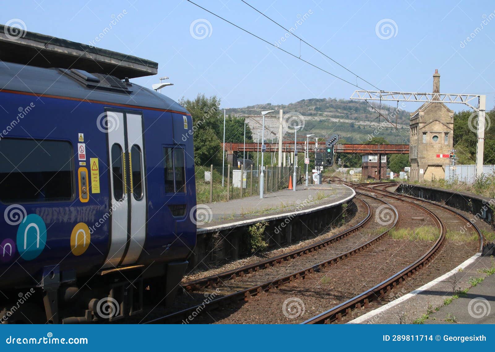 Feather and Semaphore Signals, Carnforth Station Editorial Stock Image ...