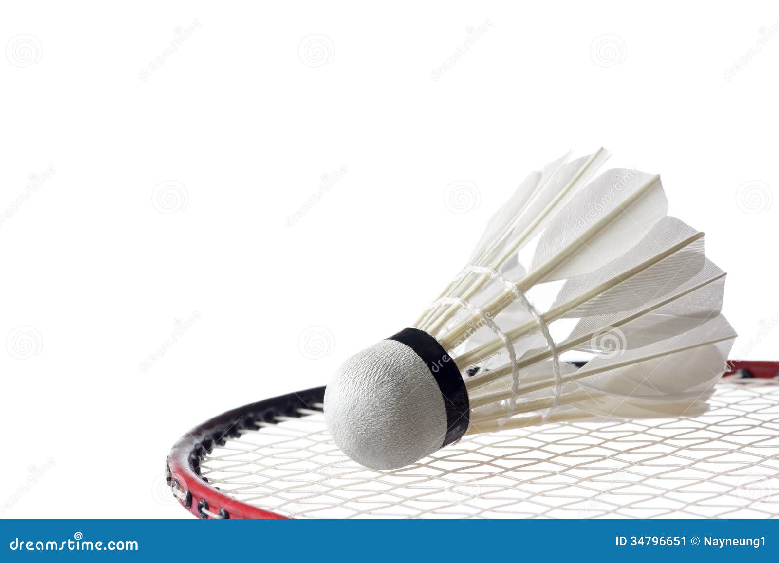 Feather shuttlecock stock image. Image of equipment, white - 34796651