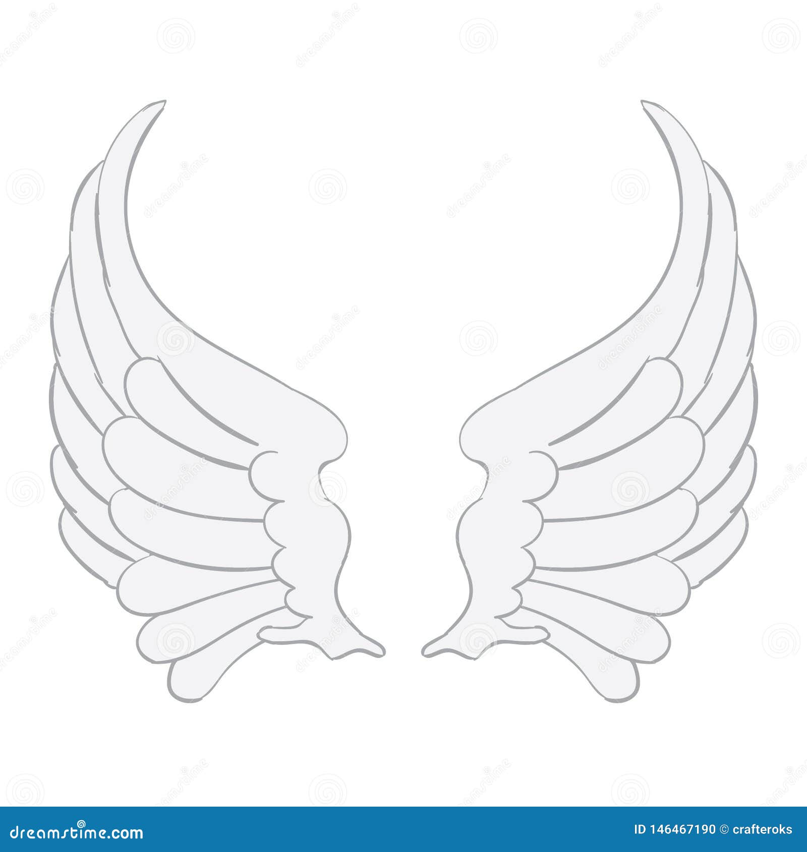 Feather Wing Vector Eps Hand Drawn, Vector, Eps, Logo, Icon, Crafteroks ...
