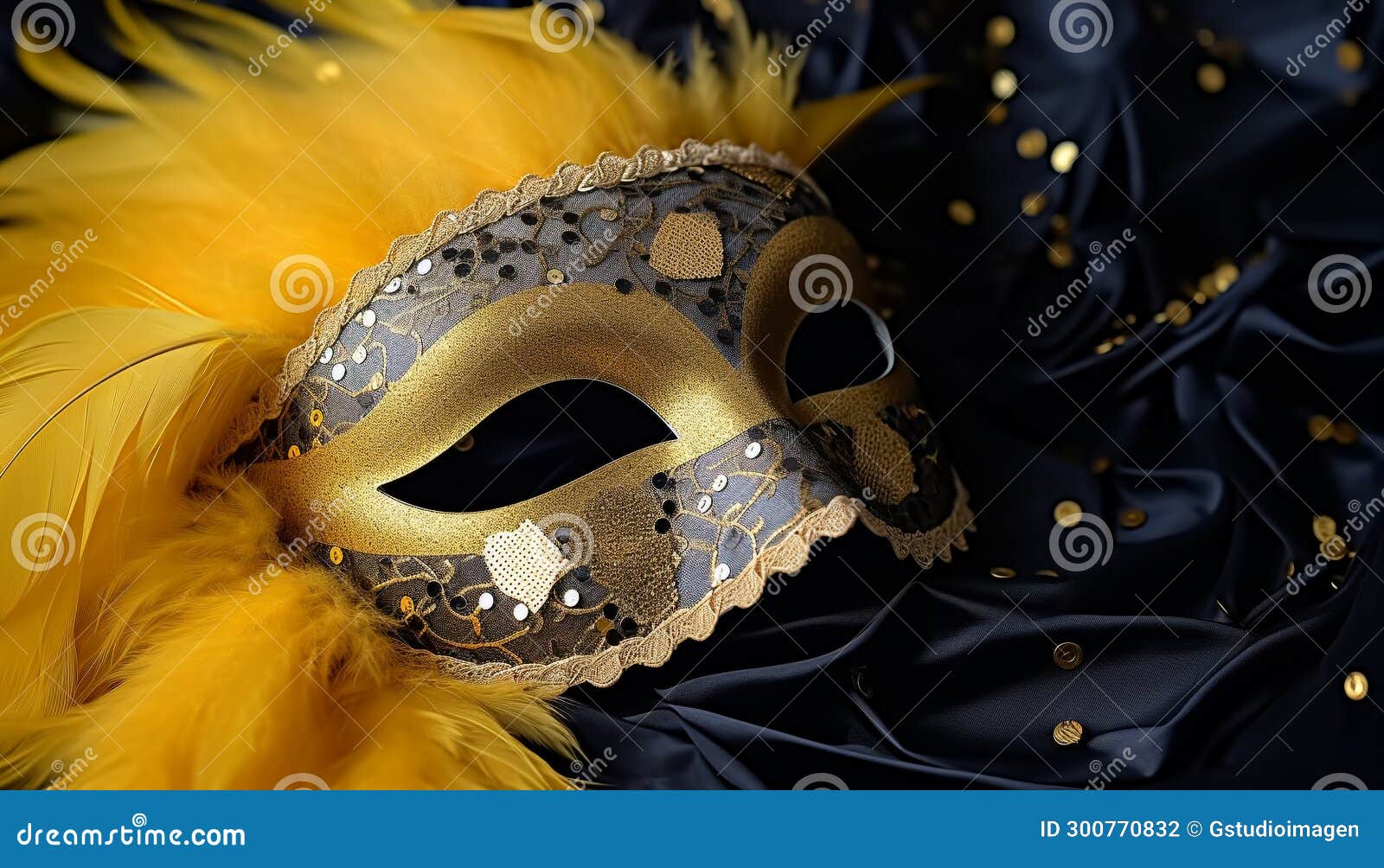 Feathered Costume Hides Mystery At Glamorous Mardi Gras Generated By Ai