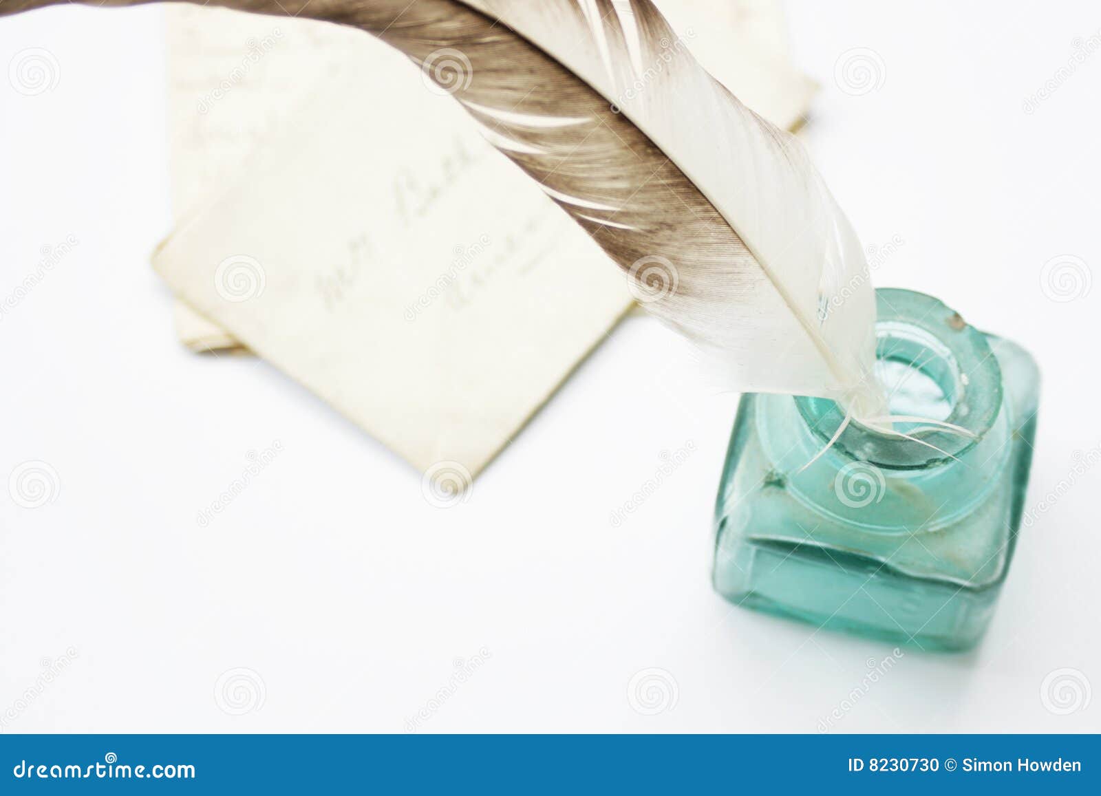 Feathered Quill stock photo. Image of scribe, feather - 8230730