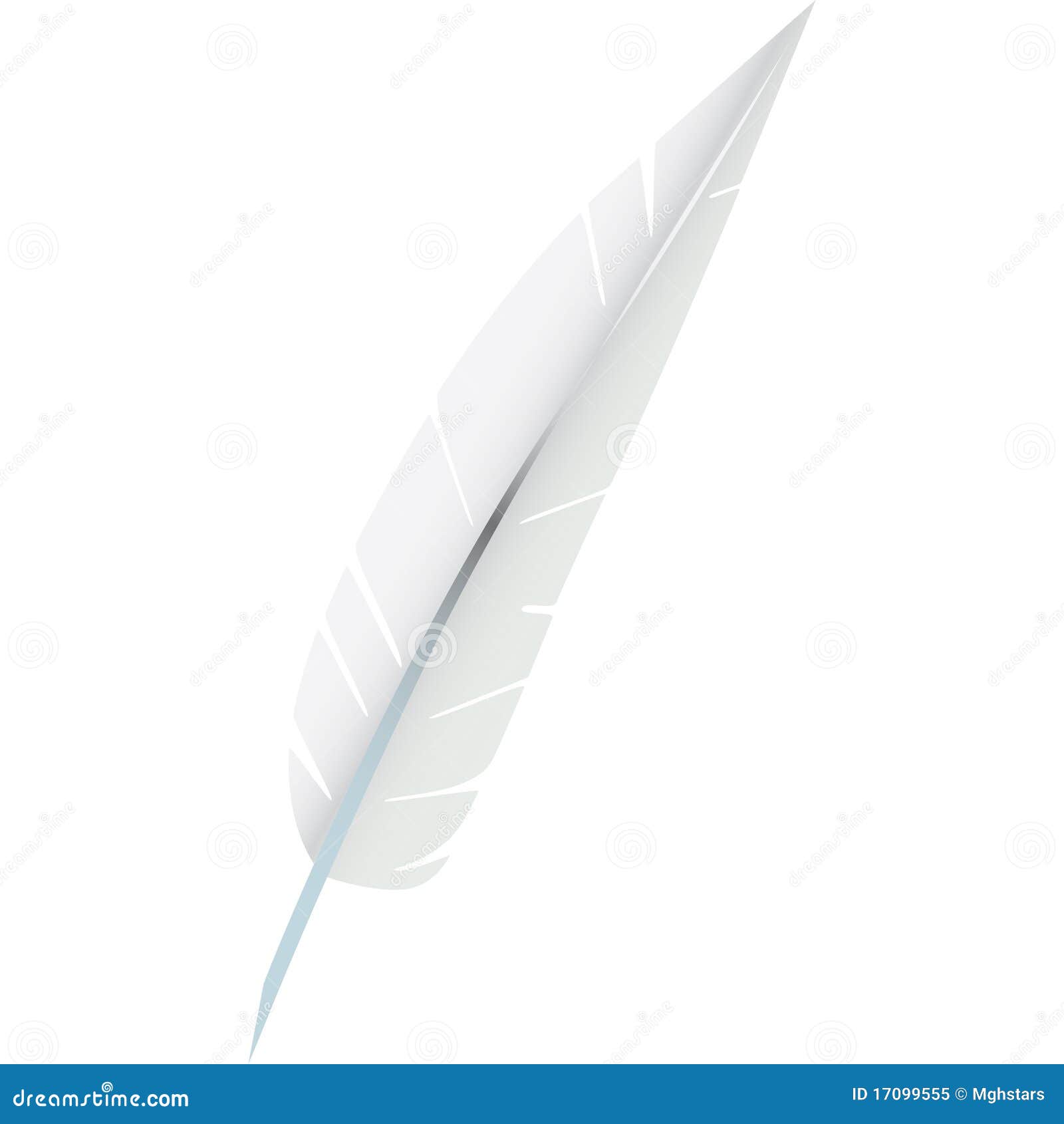 Feathers Used For Writing, Minimalist Logo Pattern Vector Illustration ...