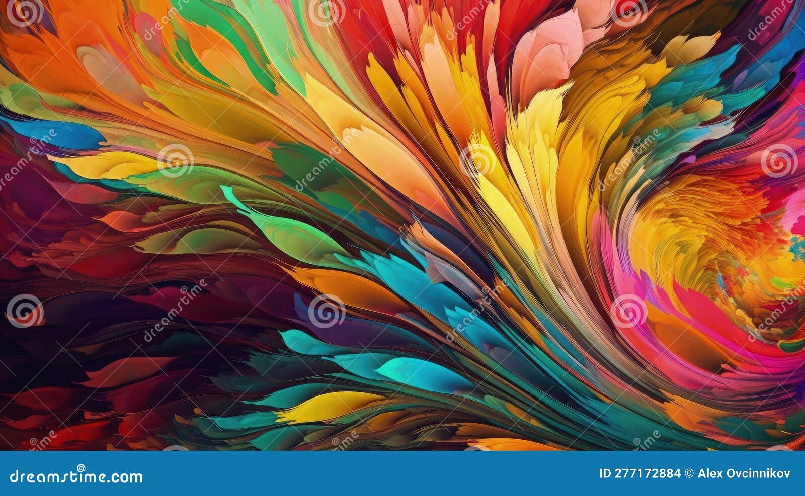 Feathery Paint Splash Background Design for Creative Projects. Stock ...