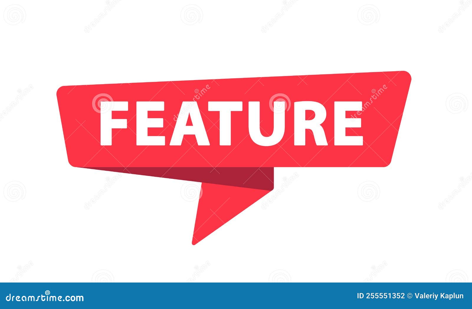 Feature - Banner, Speech Bubble, Label, Sticker, Ribbon Template ...