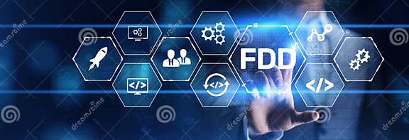 Feature-Driven Development FDD for Agile Software Projects Stock Photo ...