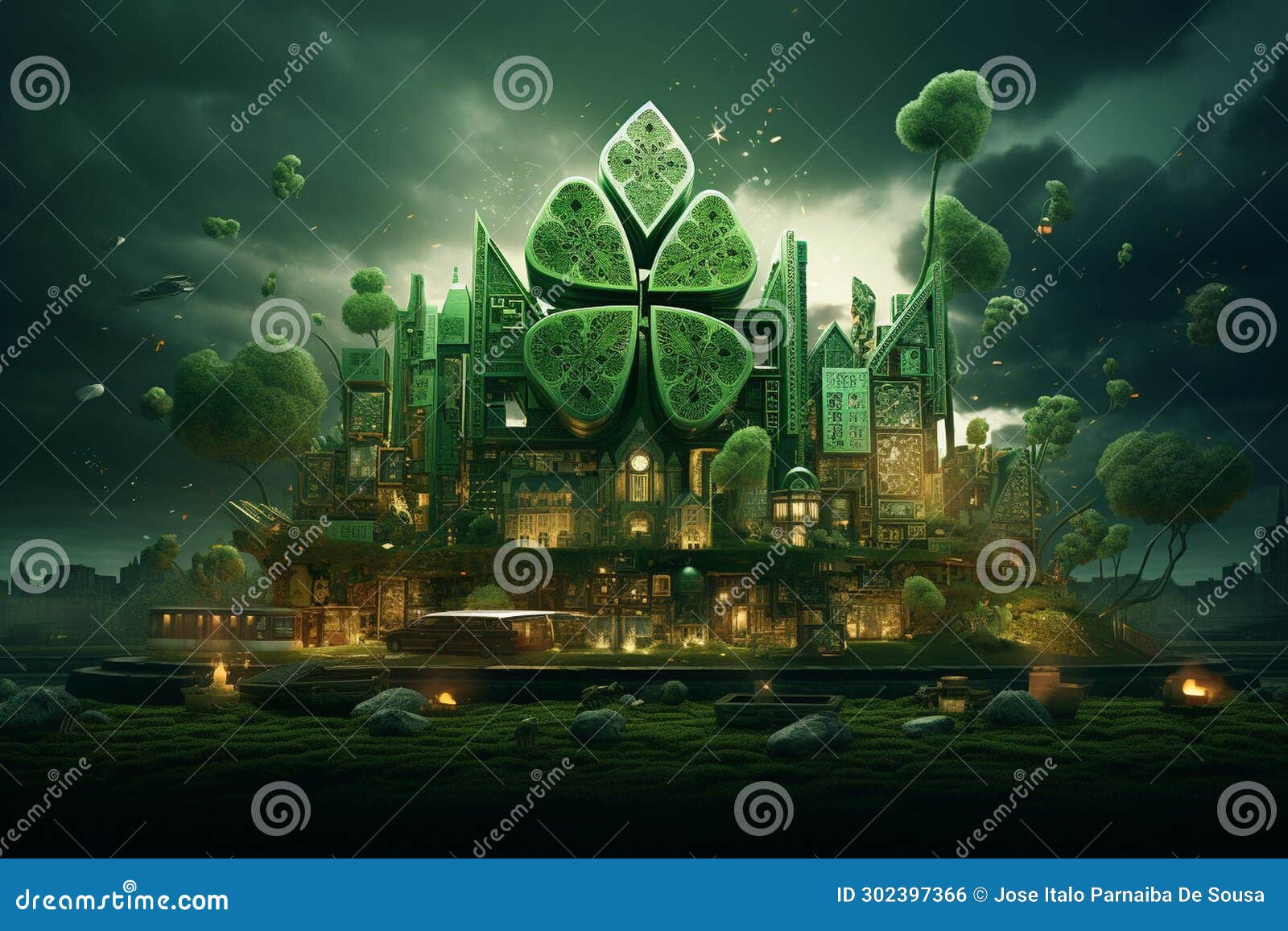 Feature A Visually Striking Collage That Stock Image | CartoonDealer ...