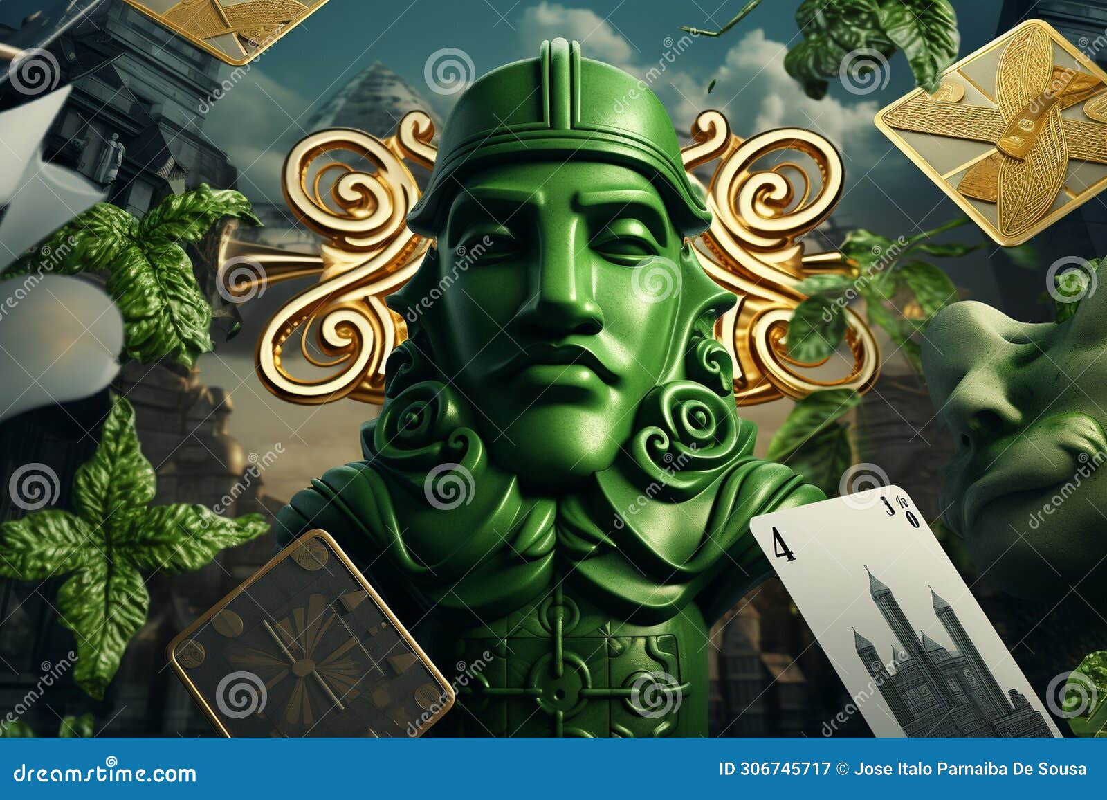 Feature a Visually Striking Collage that. Generative Ai Stock ...