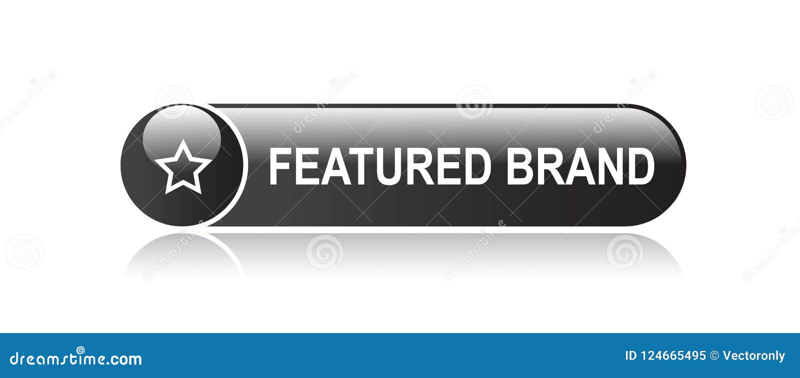 Featured brand stock illustration. Illustration of achievement - 124665495