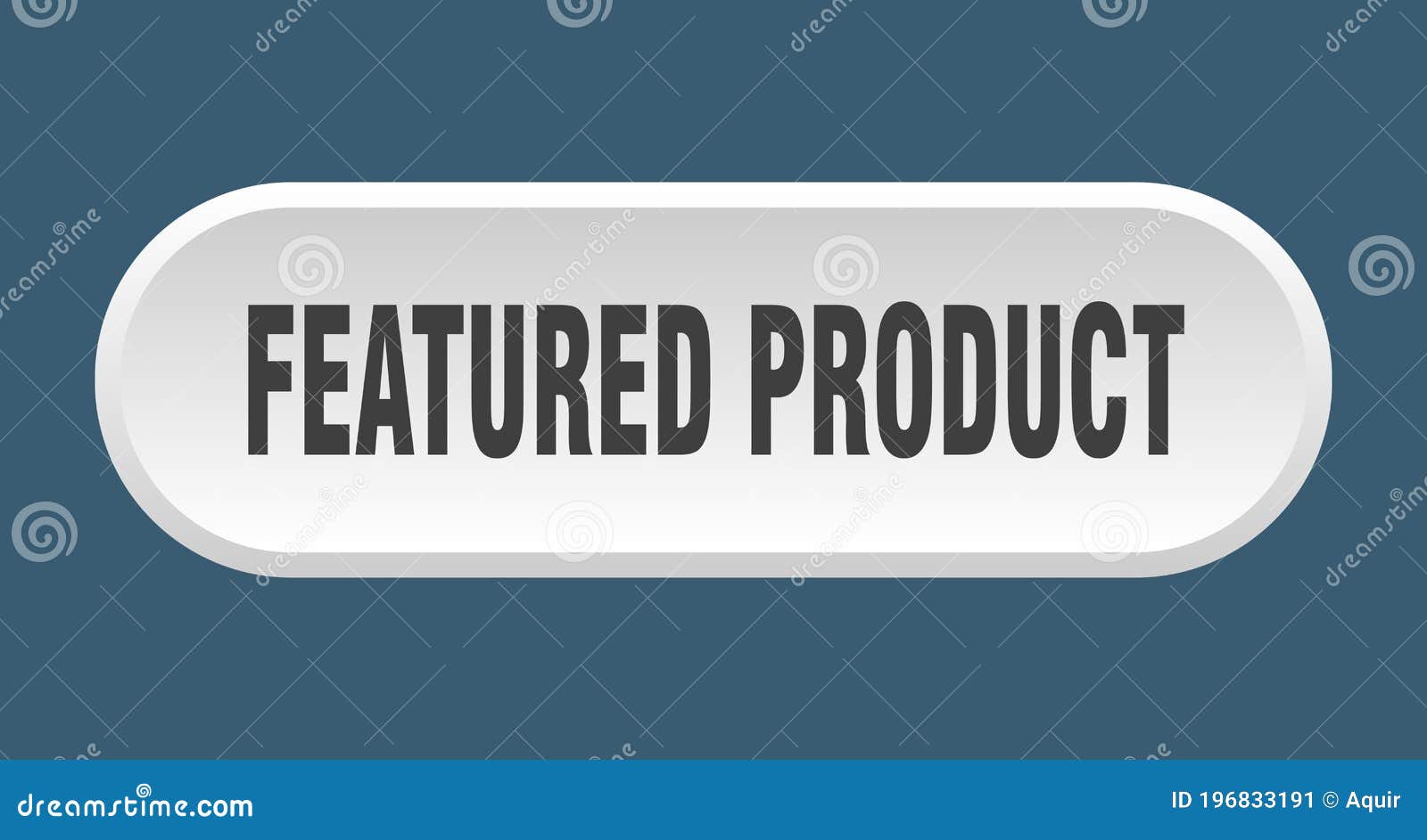 Featured product button stock vector. Illustration of button - 196833191