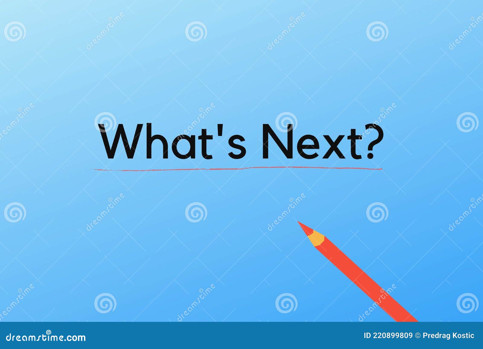 What is Next Text Written on Blue Paper Stock Illustration ...