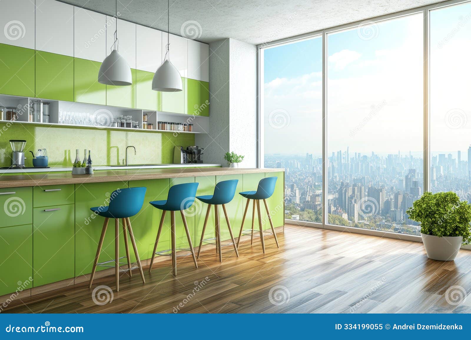 Featuring Bar Counters, Seats, and a Panoramic View of the Interior of ...