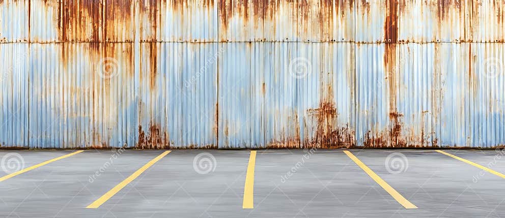 Featuring a Dynamic Graffiti Design, the Ferry S Wall Shows Rust and ...