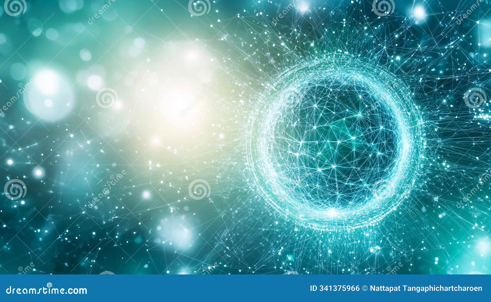 Featuring a Green Digital Mesh Illuminated by Flowing Light Rays, this ...