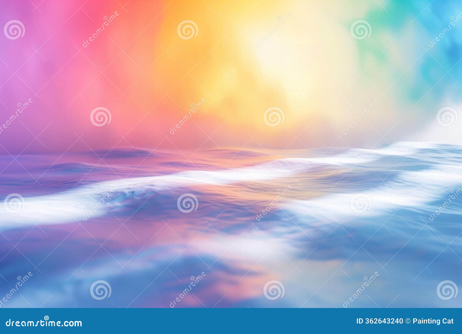Featuring a Rainbow Color Gradient Background, White Space in the ...