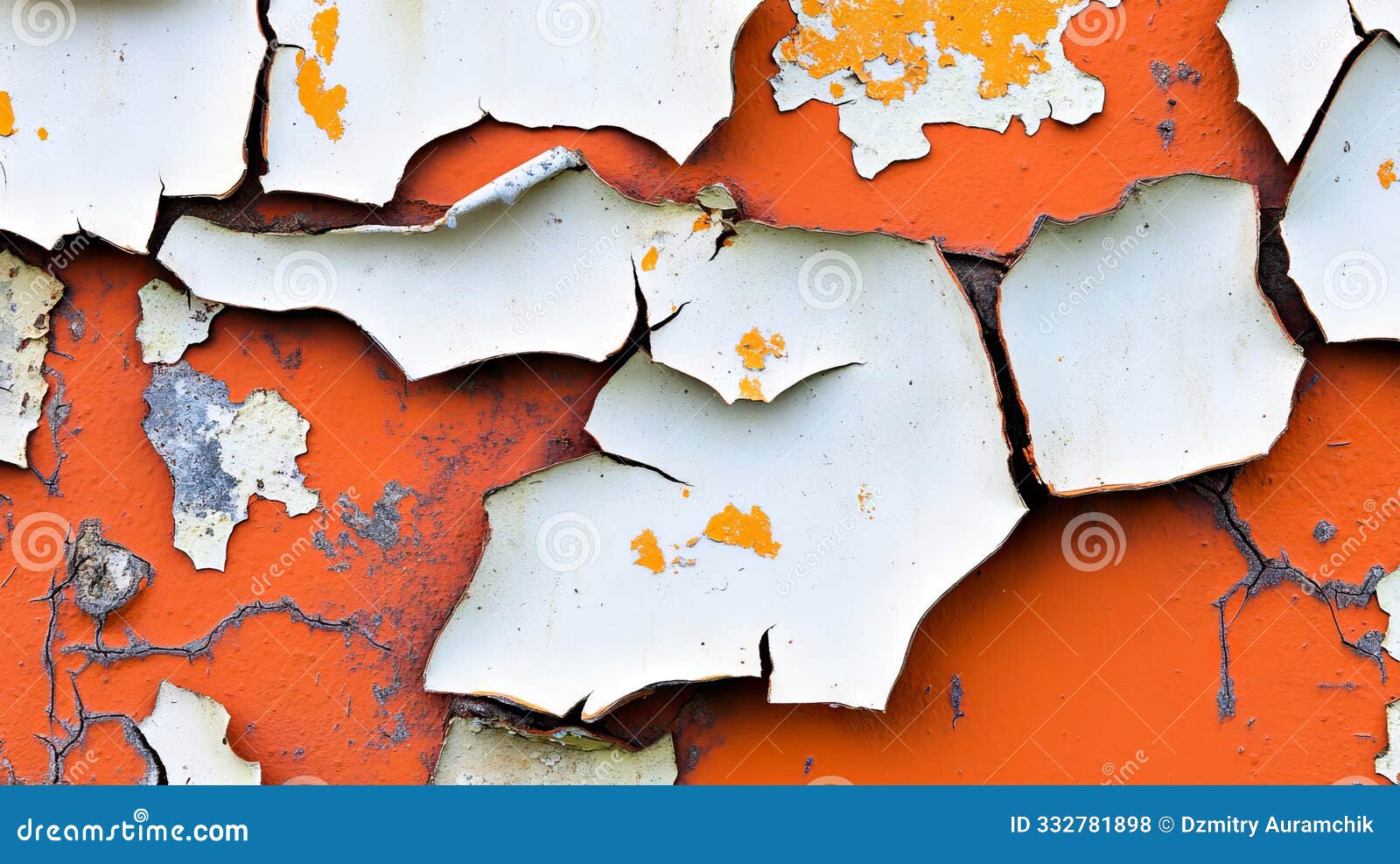 Featuring Rusty Scars on a Cracked Metal Plate Stock Photo - Image of ...