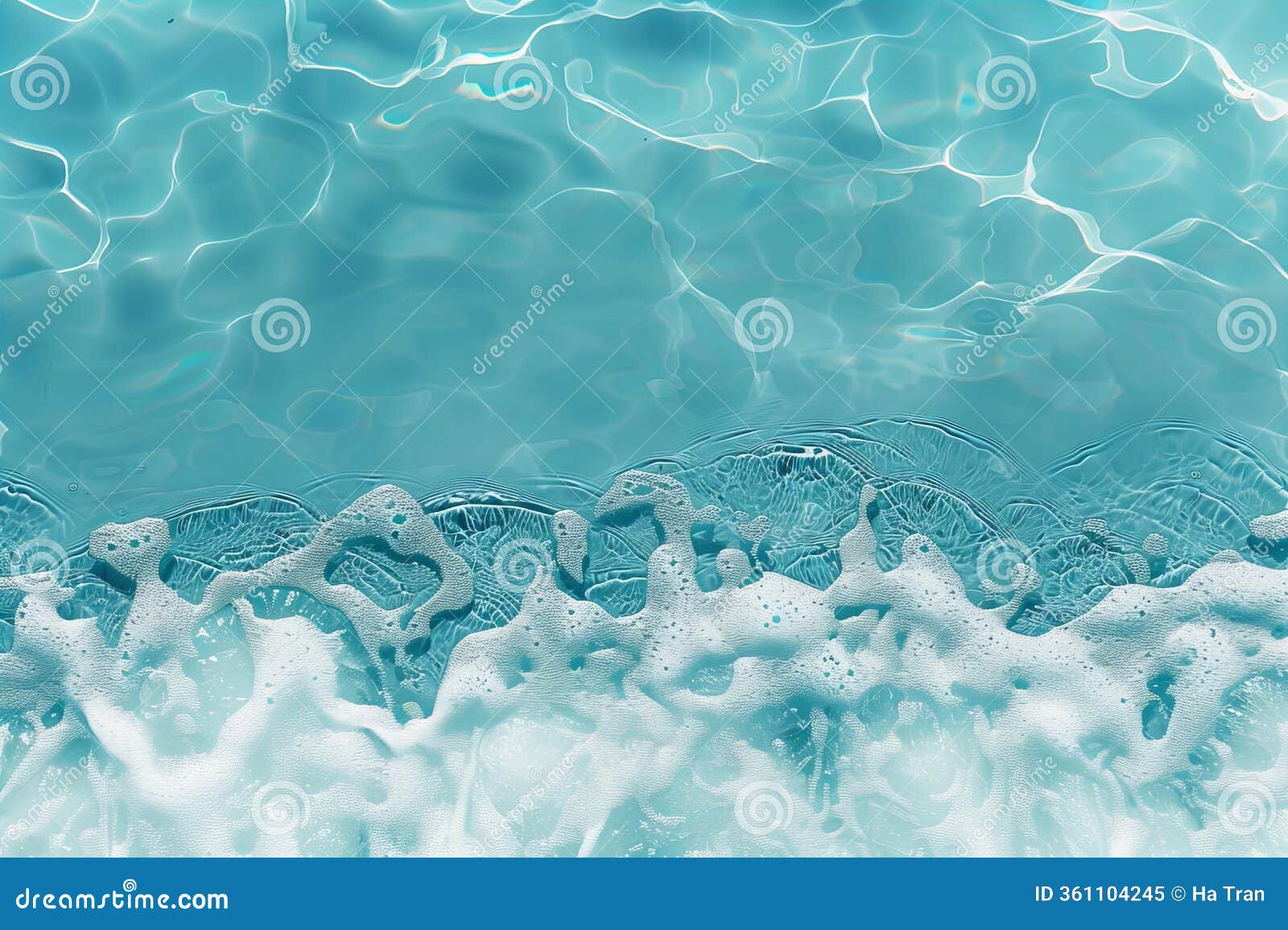 Featuring a Water Waves in Pool Underwater Reflection for Summer Theme ...